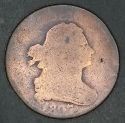1807 Draped Bust Half Cent - Well Circulated - Type Coin FREE Shipping ...