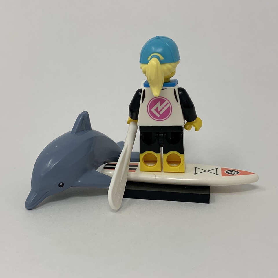 Lego Paddle Surfer Collectible Minifigure Series 21 CMF Complete w ...