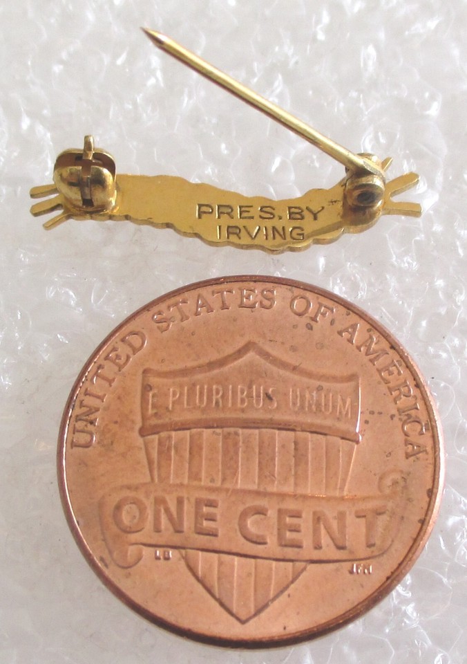 Vintage 10K Gold WWII Era? Caterpillar Club Pin Parachute PRES. BY ...