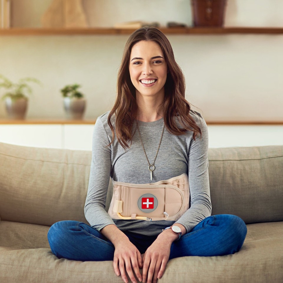 Decompression Belt Back Brace Lumbar Spine Support & Extender Belt Pain ...