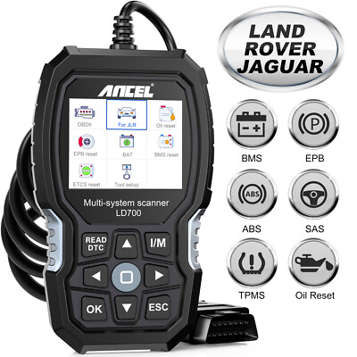 ANCEL LD700 All Systems Diagnostic Scanner Fits for Land Rover OBD2 ABS ...
