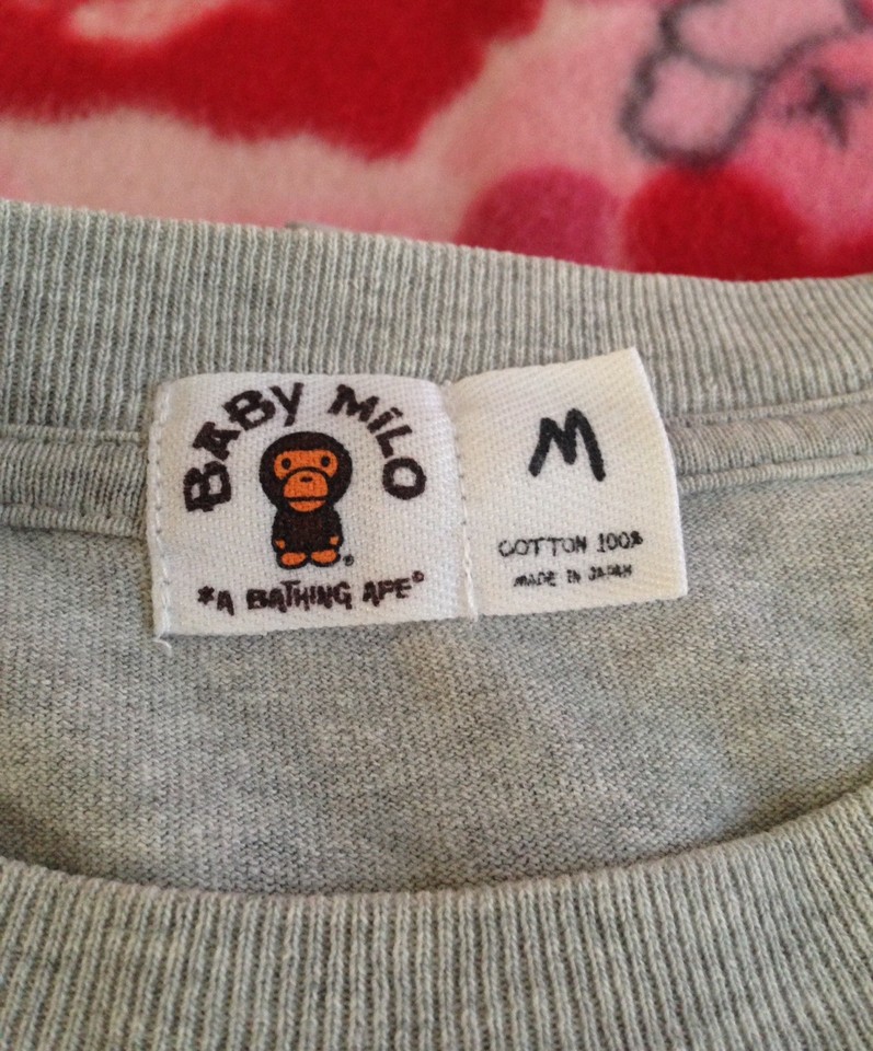 Kaws A bathing ape Bape t shirt mens medium JP Authentic Pharrell ...