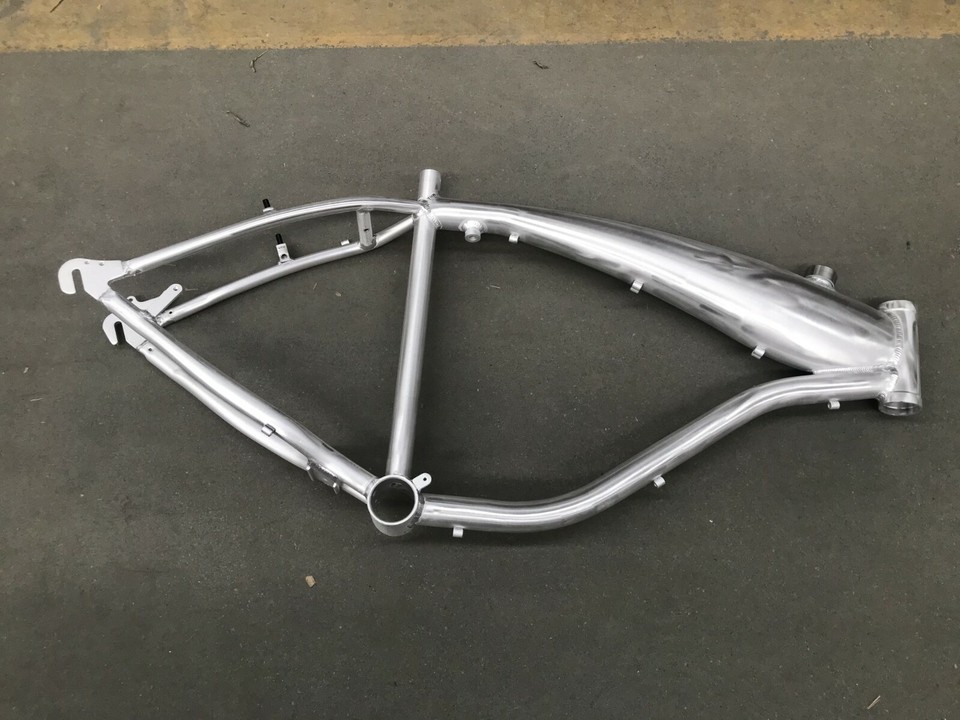 Brushed Alum 2.4L Gas Frame, Gas Tank Built In W/Petcock- Gas Motorized ...