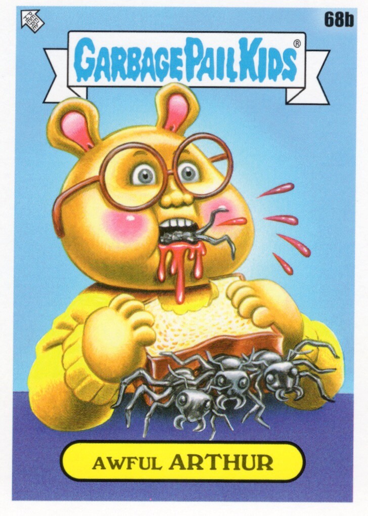 2022 GARBAGE PAIL KIDS GPK BOOK WORMS BASE AWFUL ARTHUR 68b PACK FRESH ...