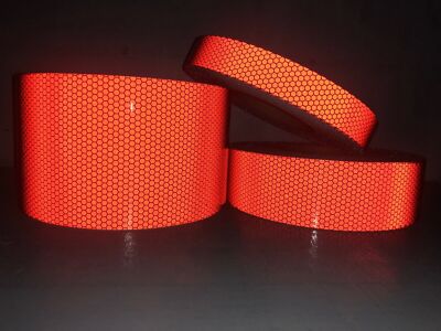 Red High Intensity Reflective Tape Vinyl Car Bike Safety Reflective ...