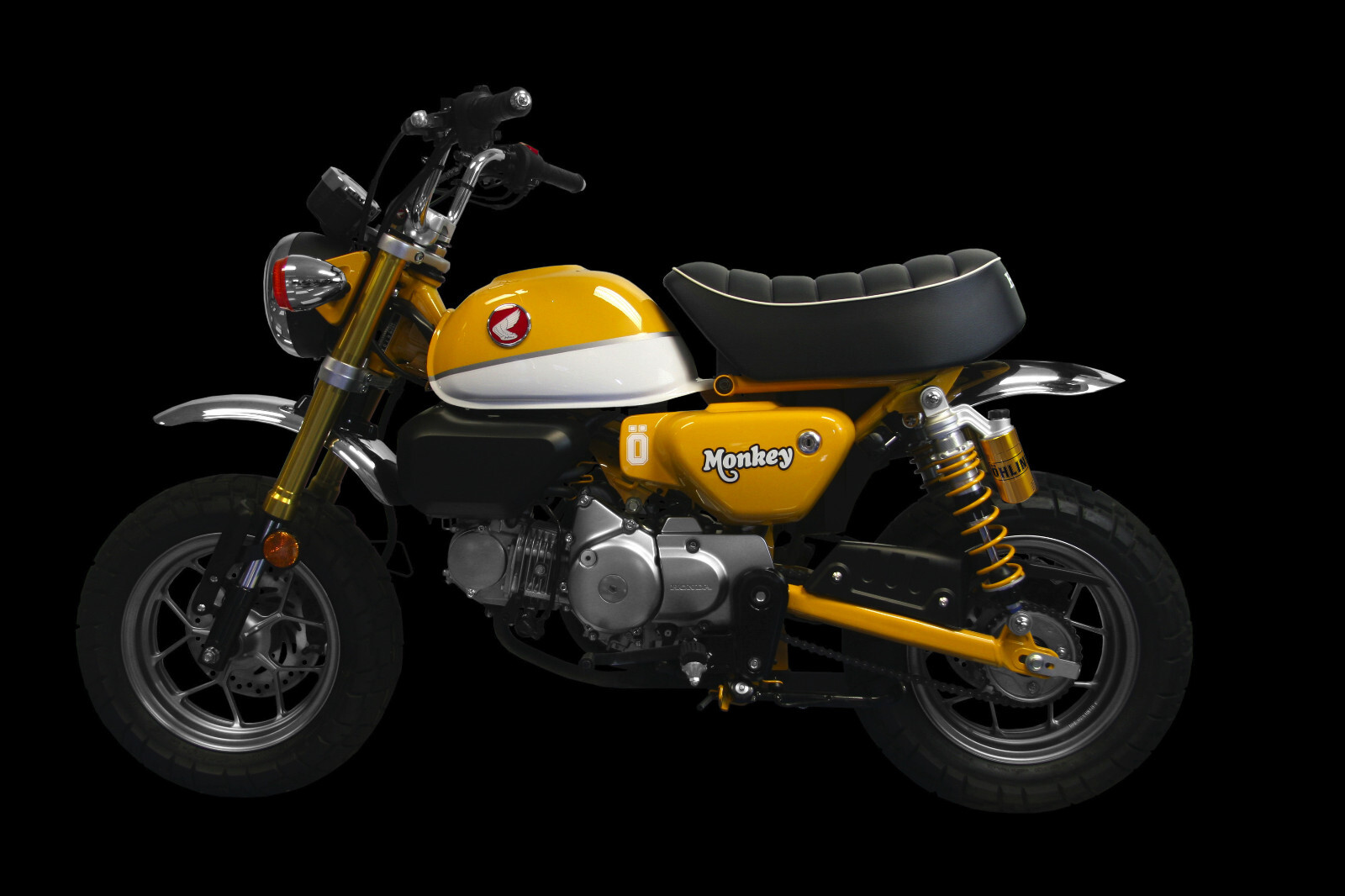 OHLINS Rear Twin Shocks (Pair) Absorber Damper for Honda Monkey MZS 125 ...