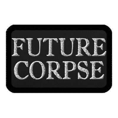 Future Corpse Embroidered Patch Original Goth Design Applique Iron On ...