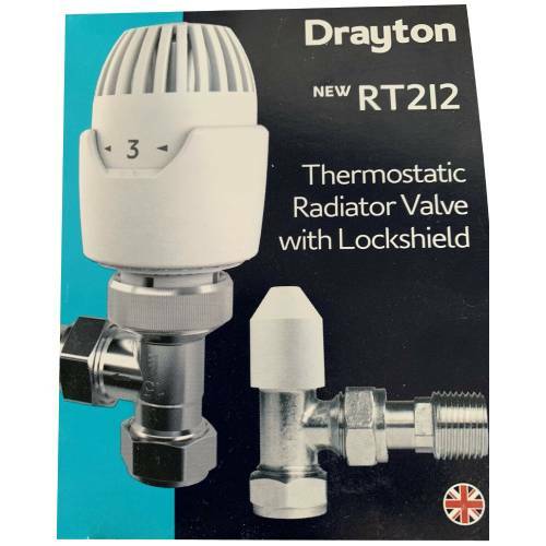 DRAYTON THERMOSTATIC RADIATOR VALVE TRV4/RT212 LOCKSHIELD | eBay UK