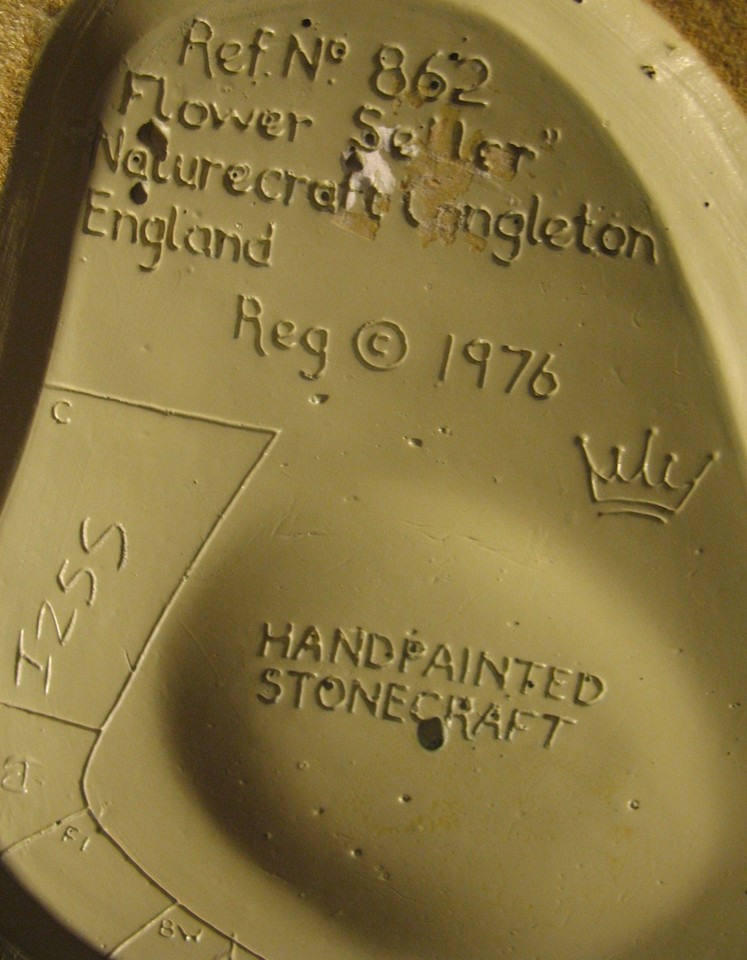 VINTAGE RARE NATURECRAFT CONGLETON ENGLAND FIGURINE STATUE "FLOWER ...