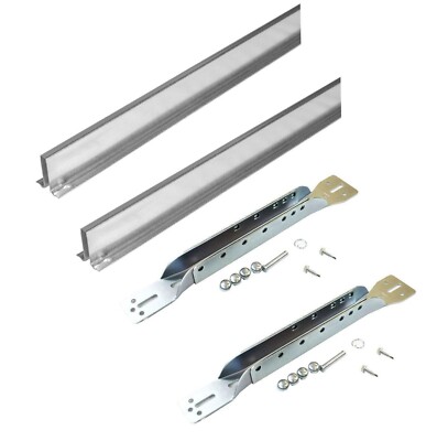 Premium Garage Door Strut 8'-8'2" Wide Door 2-PACK/ PLUS 2 Operator ...