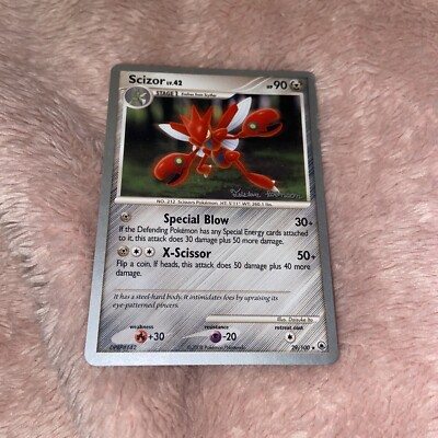 Pokemon TCG Scizor LV.42 29/100 2008 World Championships Card Game ...