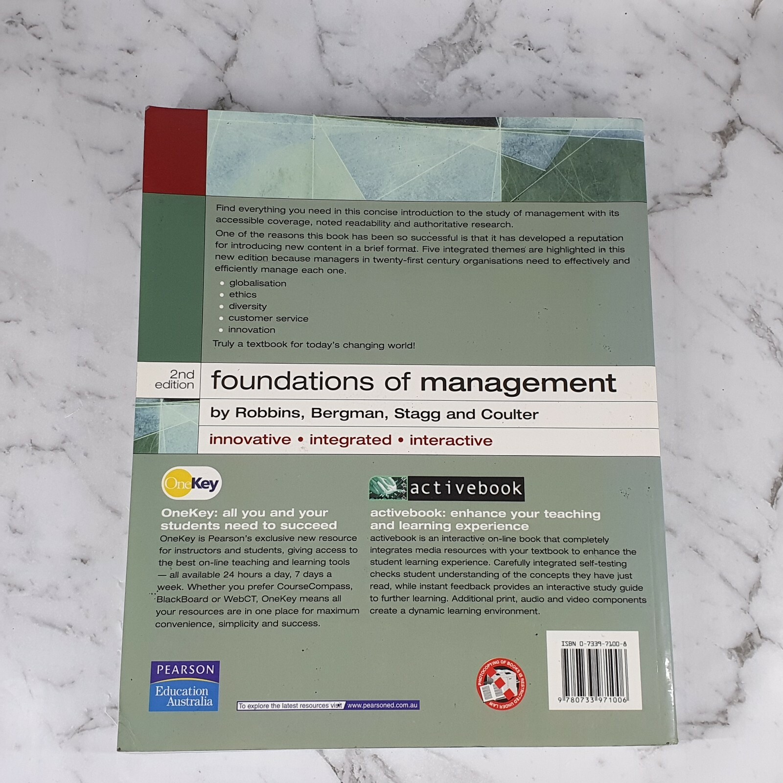 Foundations of Management by Ian Stagg, Stephen P. Robbins, Rolf ...