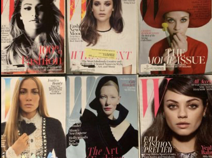 *19 CLASSIC ISSUES OF “W” MAGAZINE* 2000s COLLECTIBLES COLLECTOR’S ...