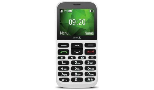 Simple Cheap Basic Vodafone Doro 1370 Mobile Phone White Texting PHONES ...