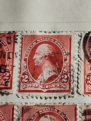 US SC #220 1890 2c George Washington Issue Used Banknote - #D220 | eBay