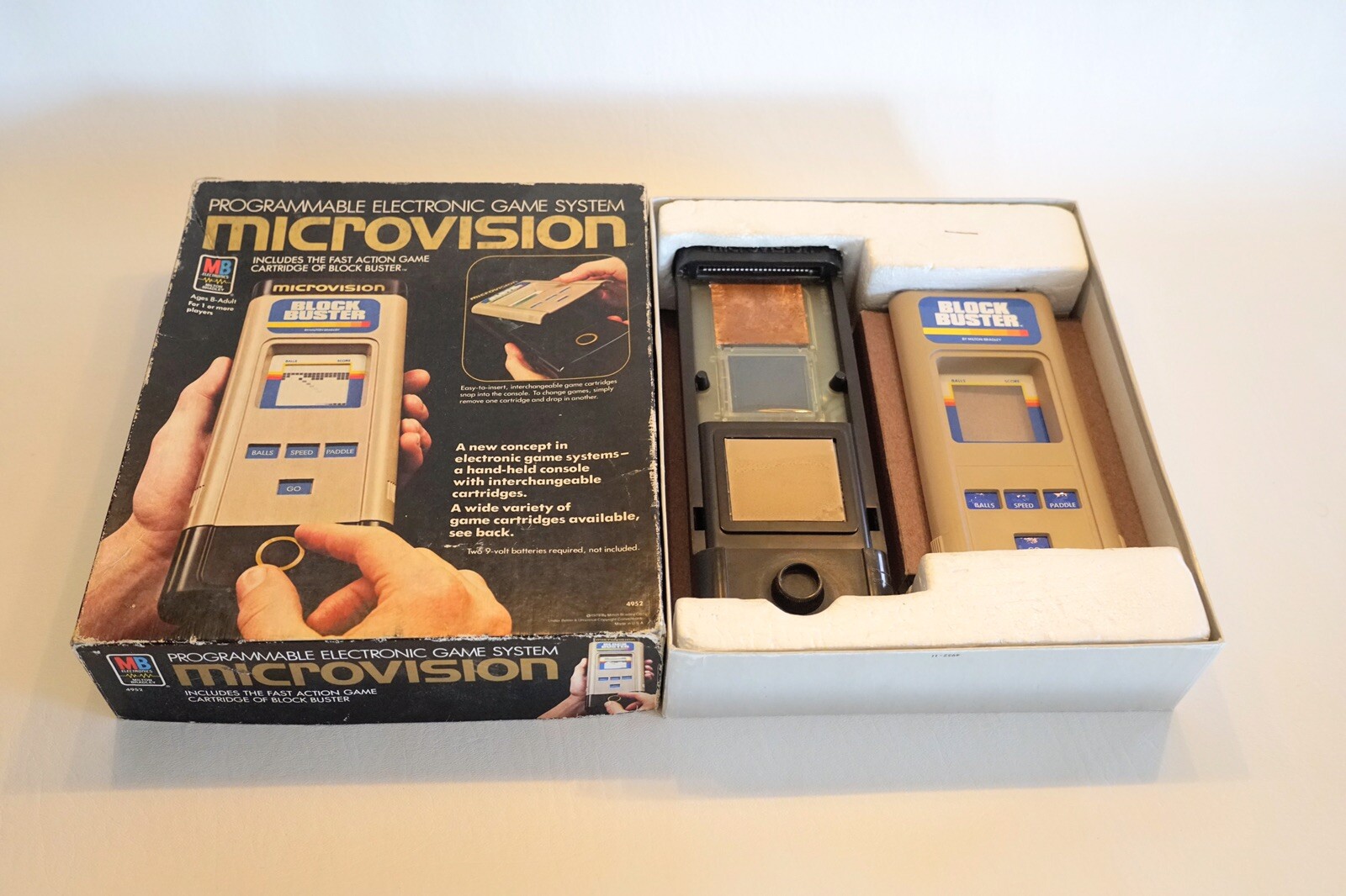Microvision Programmable Electronic Game System Milton Bradley 1979 Bad ...