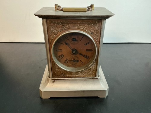 Antique German Carriage Clock with music box | eBay