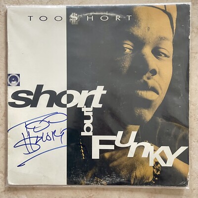 TOO SHORT AUTOGRAPHED VINYL RECORD COVER SHORT BUT FUNKY AUTHENTIC🔥 ...