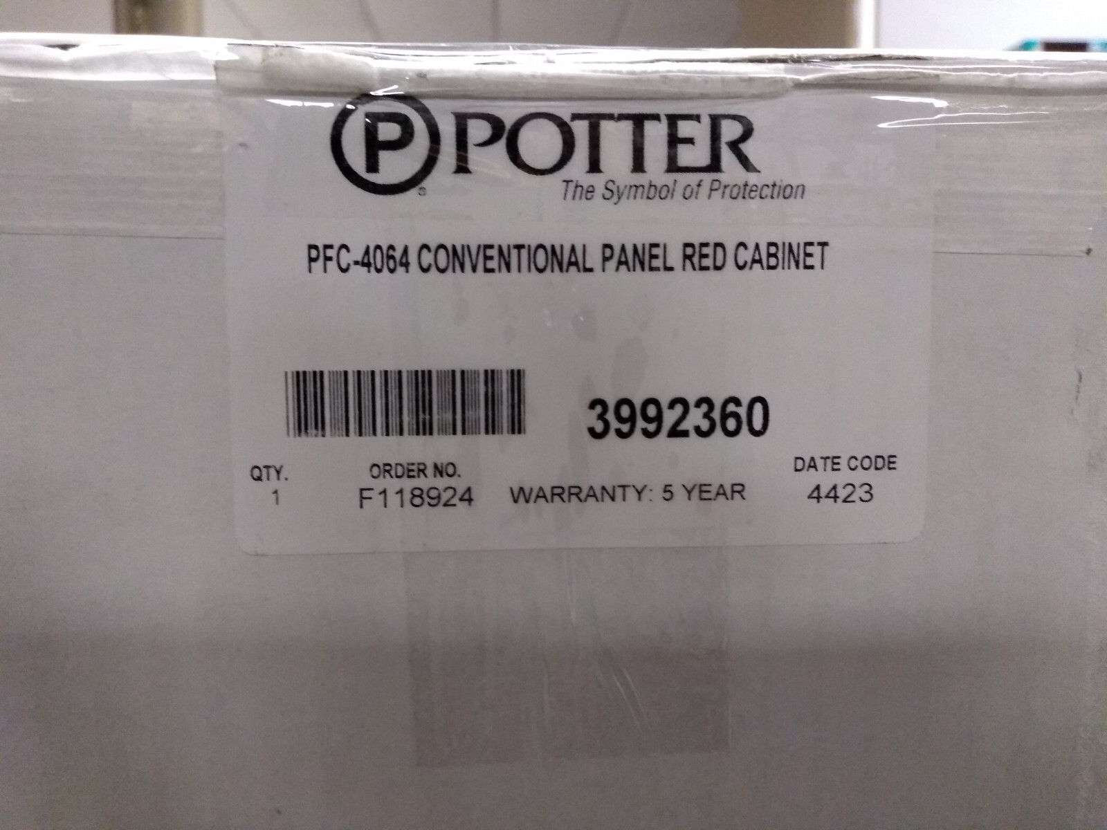 Conventional Fire Alarm Panel, 6 Zones, Expandable, Red, Potter #PFC ...