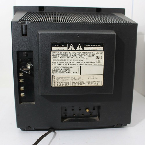 Vintage RCA XL100 13 Inch CRT TV With Remote Model EXR345ER | eBay