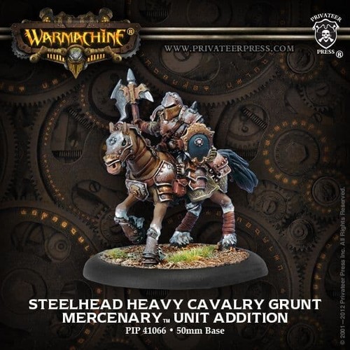 Warmachine: Mercenaries - Steelhead Heavy Cavalry (1) - PIP 41066 (New ...
