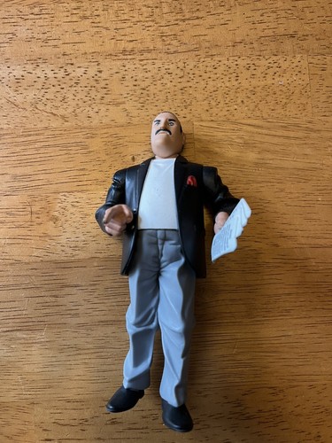 1997 JAKKS PACIFIC SGT SLAUGHTER COMMISSIONER ACTION FIGURE. WWE WWF ...