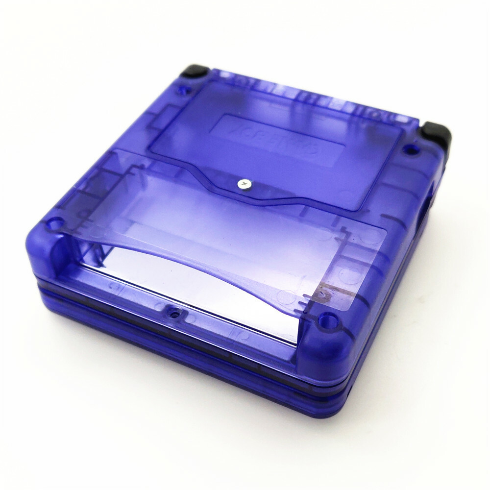 Transparent Blue Clear Shell Housing Case For Game Boy Advance SP GBA ...