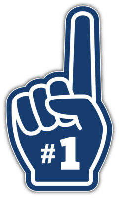 Indianapolis Colts Number One NFL Sport Car Bumper Sticker Decal ...