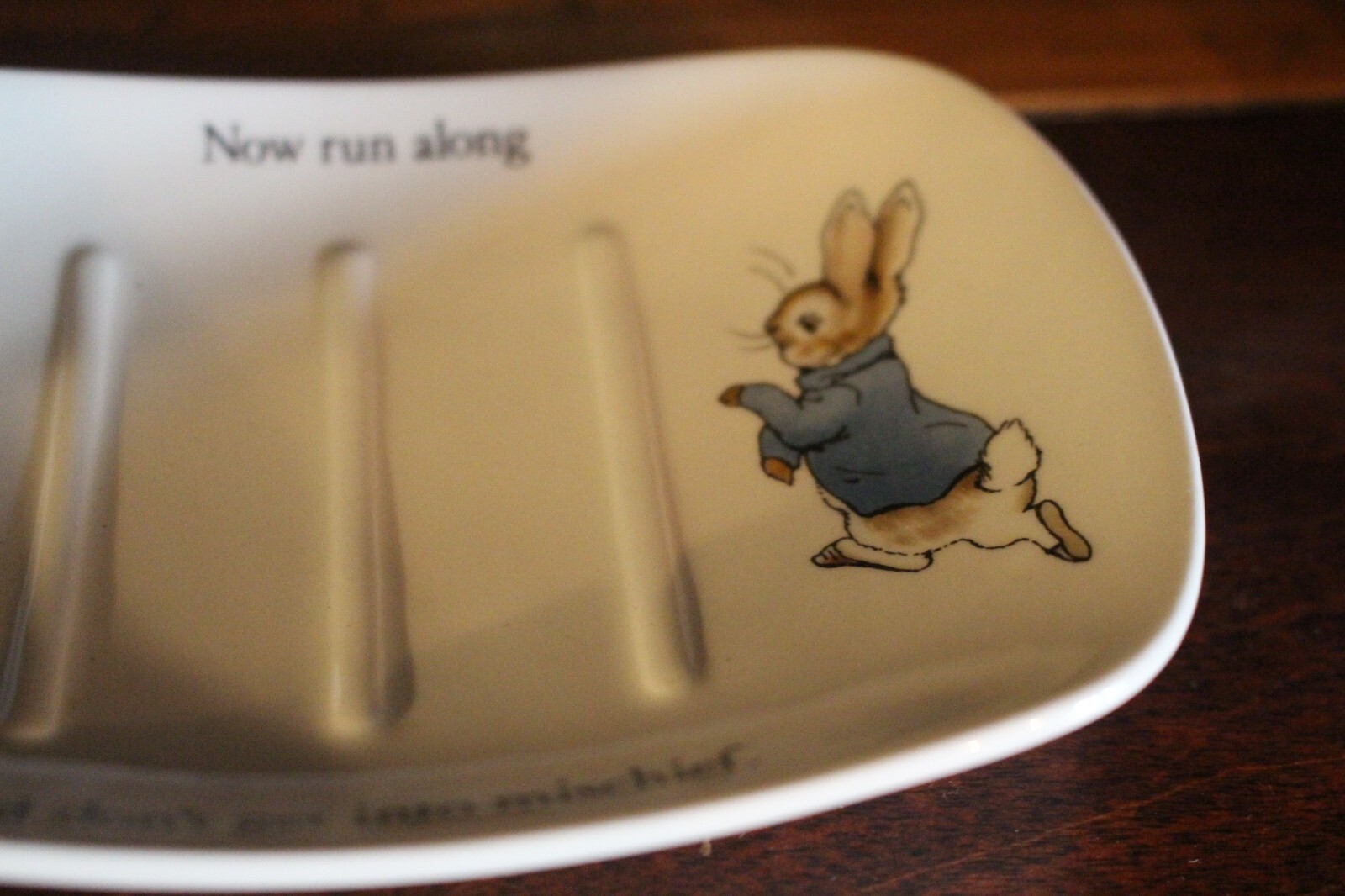 VTG NWOT Wedgwood England Beatrix Potter Peter Rabbit Soap Dish Blue ...