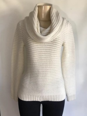 Classiques Entier Women’s XS Beige Turtle Neck Sweater Long Sleeve | eBay