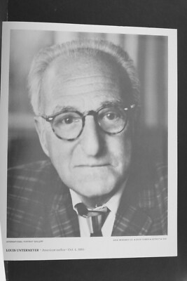 Louis Untermeyer - Print by International Portrait Gallery - Vintage ...