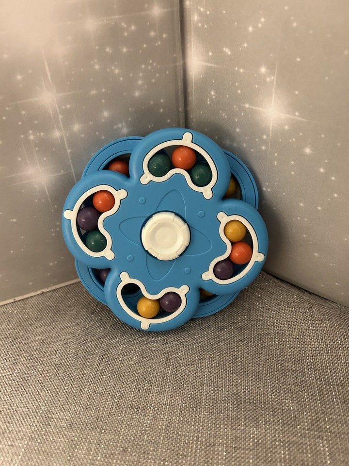 Magic Bean Rotating Cube Toy,Fidget Toy Spinner Ball Sorting Game ...