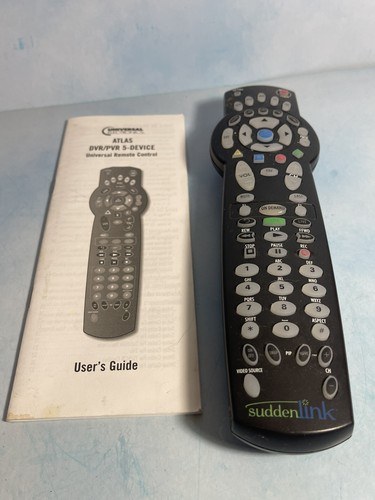 Universal Remote Control 5 Device URC1056 Sudden Link 1056B03 W Manual ...