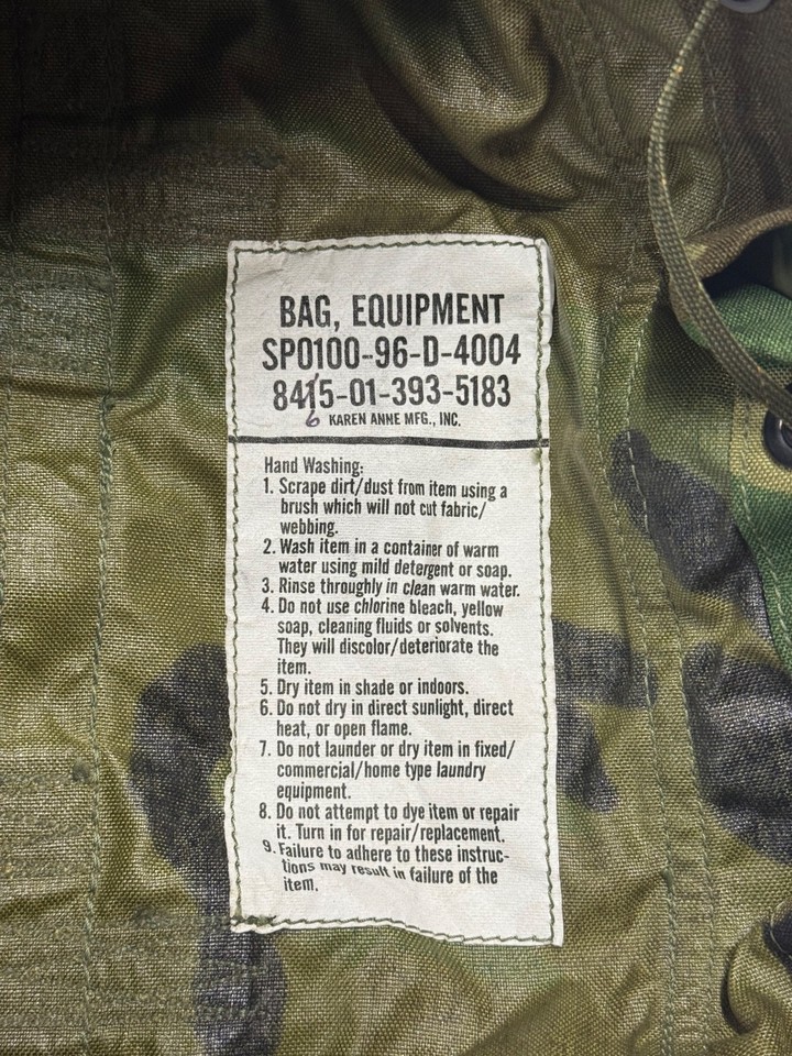 USGI Military MCCEB Tanker Crewman's Equipment Bag M81 Woodland | eBay