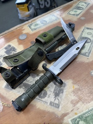 BUCK 188+~ Original Knife, Sheath, & Folder~ M9 Not Phrobis, Extra Buck ...