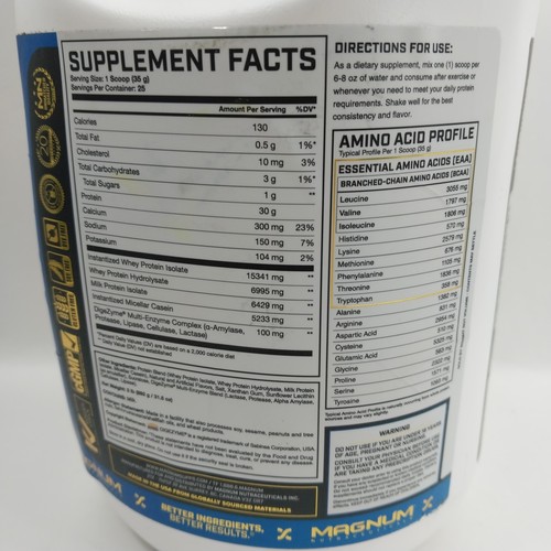 QUATTRO Magnum Nutraceuticals Whey Protein Powder, Vanilla Soft Serve ...