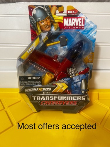 2008 Hasbro Marvel Transformers Crossovers ~THOR~ RARE~FREE SHIPPING US ...