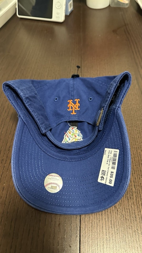 New York Mets 47 Brand Clean Up Sprinkle Ice Cream Blue Cap Hat Brand ...