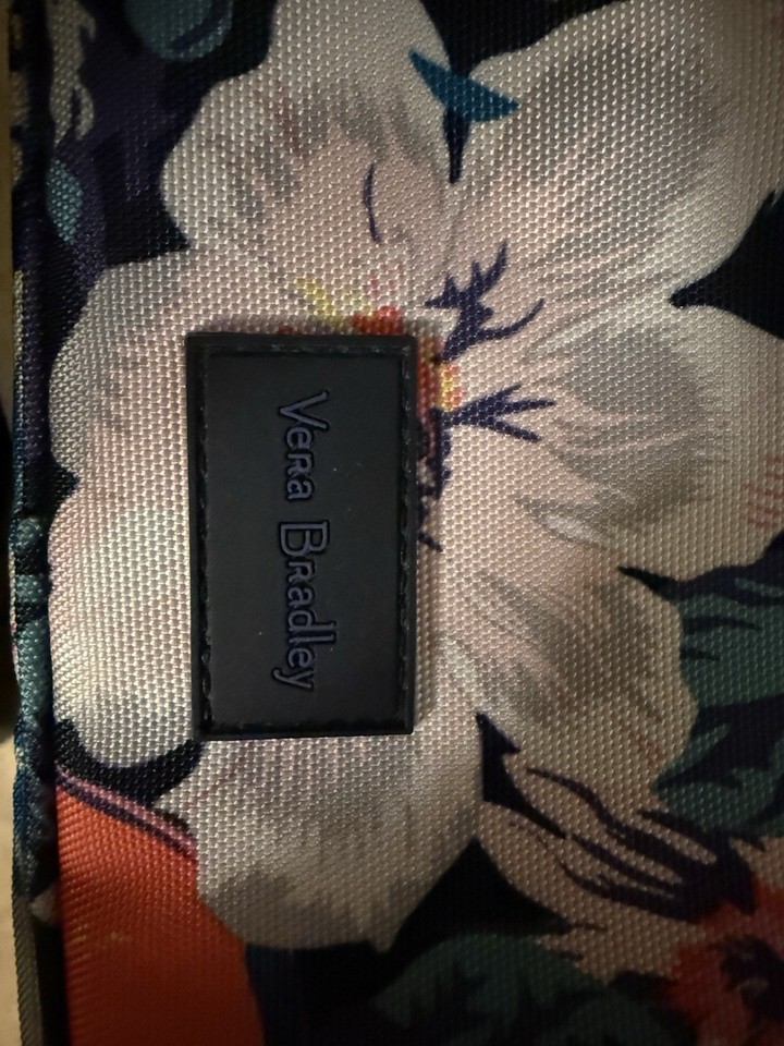 Vera Bradley Floral Insulated Lunch Box Multicolor Polyester Zipper ...