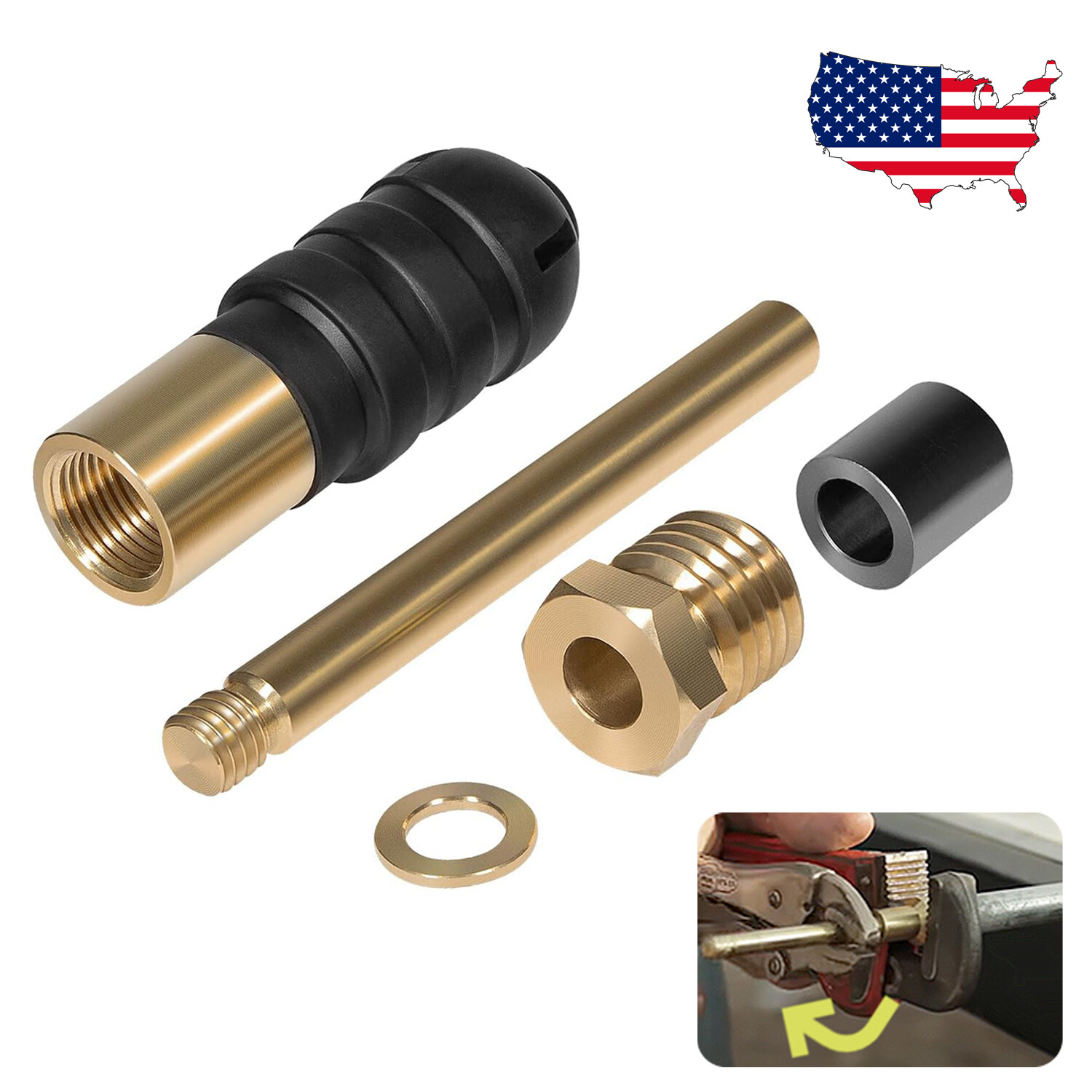 For Woodford Model Iowa Y34 Yard Hydrant RK-Y34 Repair Kit Brass (5pcs ...