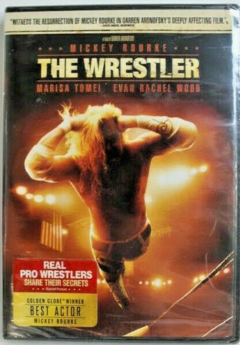 The Wrestler DVD Mickey Rourke Marisa Tomei Evan Rachel Wood Movie New ...