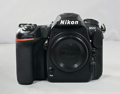 # Nikon D500 20.9MP Digital SLR Camera " 494K cut" s/n 5501066 ...
