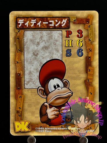 Diddy Kong Donkey Kong Card C0002 NINTENDO Japanese TCG Game Collection ...