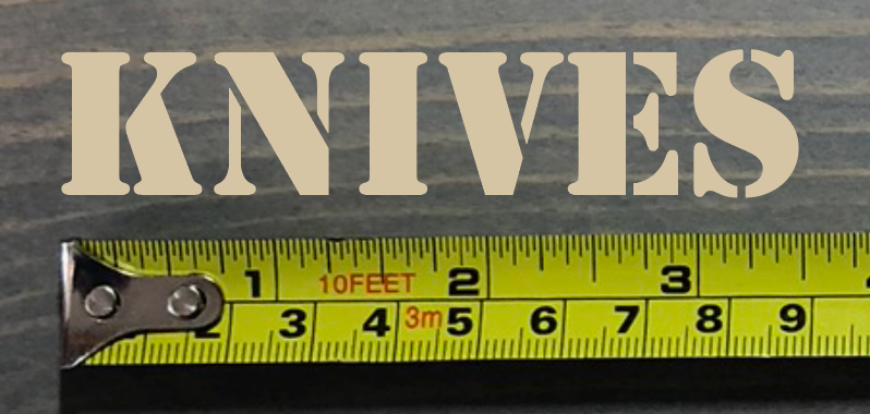 Knives Sticker Decal 3.5" Knife Ammo Can Box Label Ammunition Case Tan ...