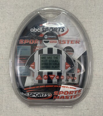 NEW Excalibur ABC Sports Master Electronic Handheld Trivia Game | eBay