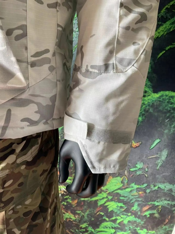 Outdoor Skiwear Clothing Winter Cotton Snow White Camouflage Jacket ...