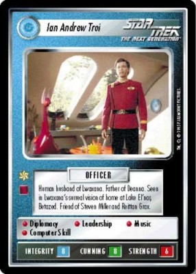 Star Trek: Ian Andrew Troi [Lightly Played] Alternate Universe STCCG ...