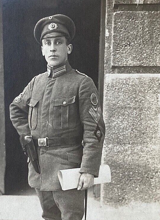 ORIGINAL! POST WWI GERMAN FREIKORPS EPP ARMED FELDWEBEL PHOTO POSTCARD ...