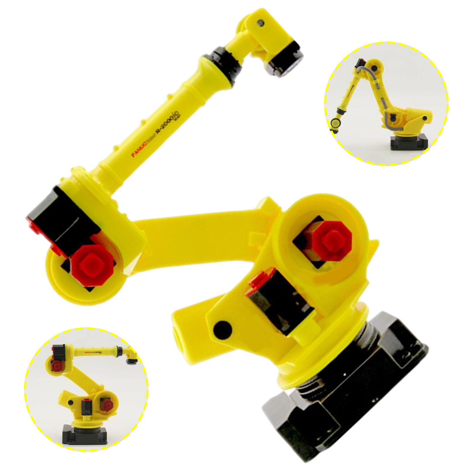 1:10 6-Axis 3D Robot Manipulator Arm Model for Fanuc R-2000iC Robot ...