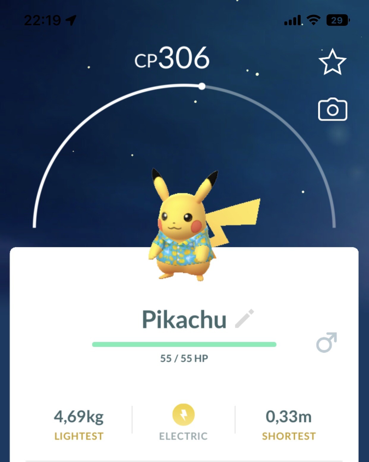 Pikachu South Korea Jeju Blue Citrus shirt Costume Pokemon Gen1 Go ...